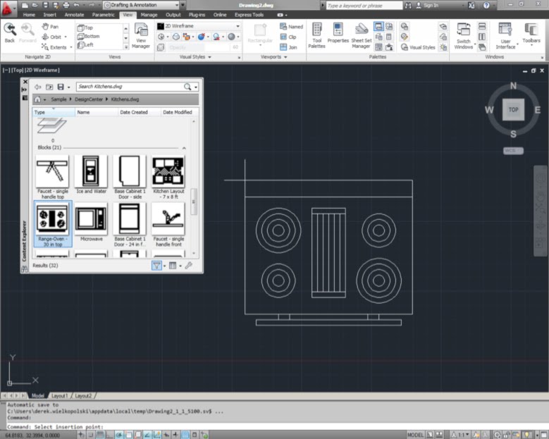 Ideate Solutions: AutoCAD 2012: New Content Explorer
