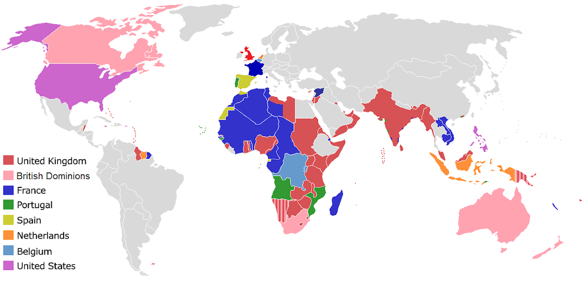 historia4ºeso: mapa de la descolonizacion