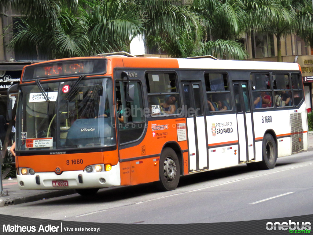 OneBus - Fotos de Ônibus: Transppass - 8 1680