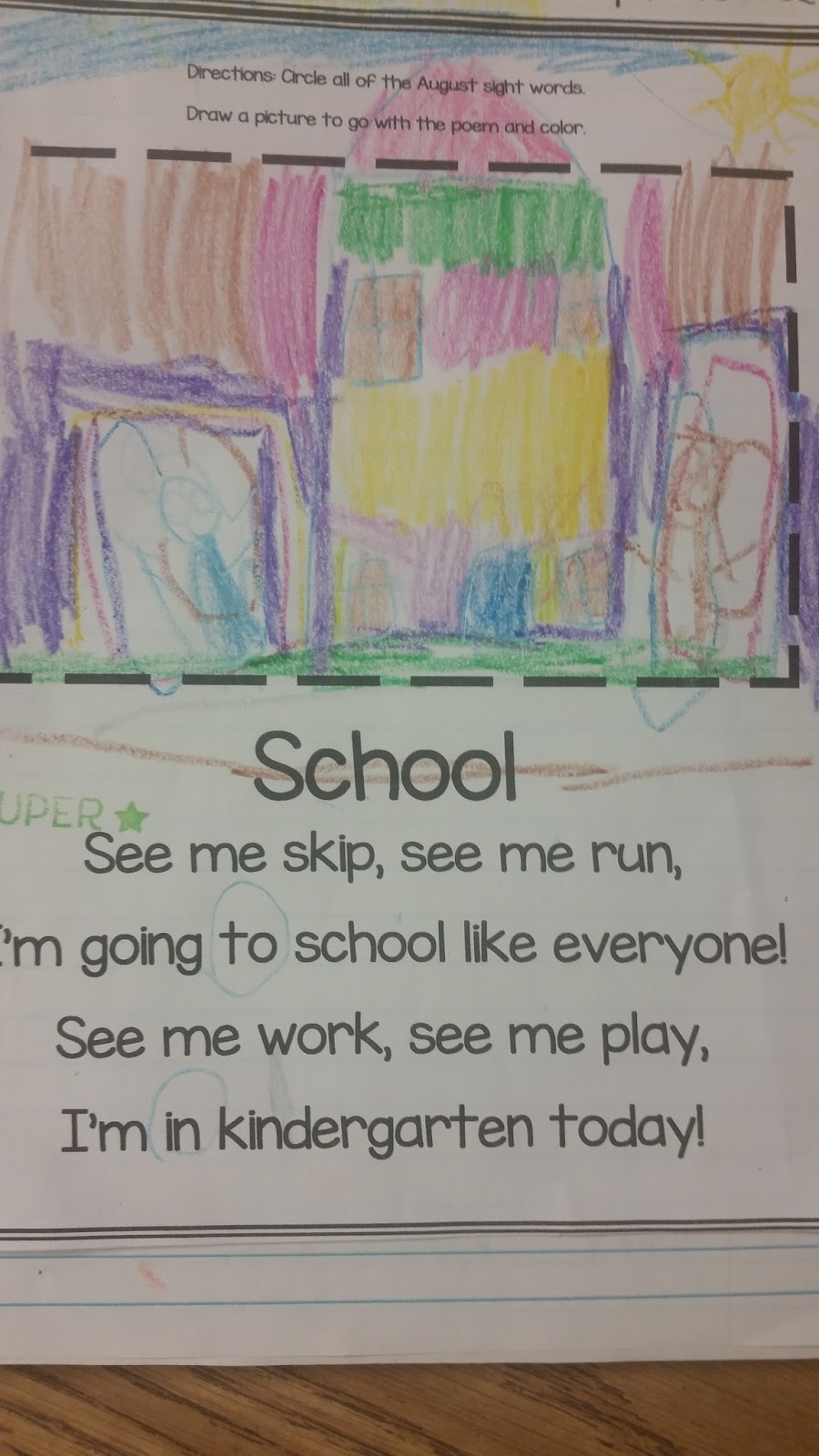 the primary life: Sight Word Poetry Journals