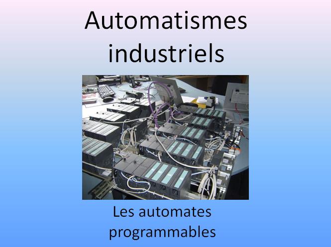 Les automates programmables (Cours) | Science Industriel : Votre ...