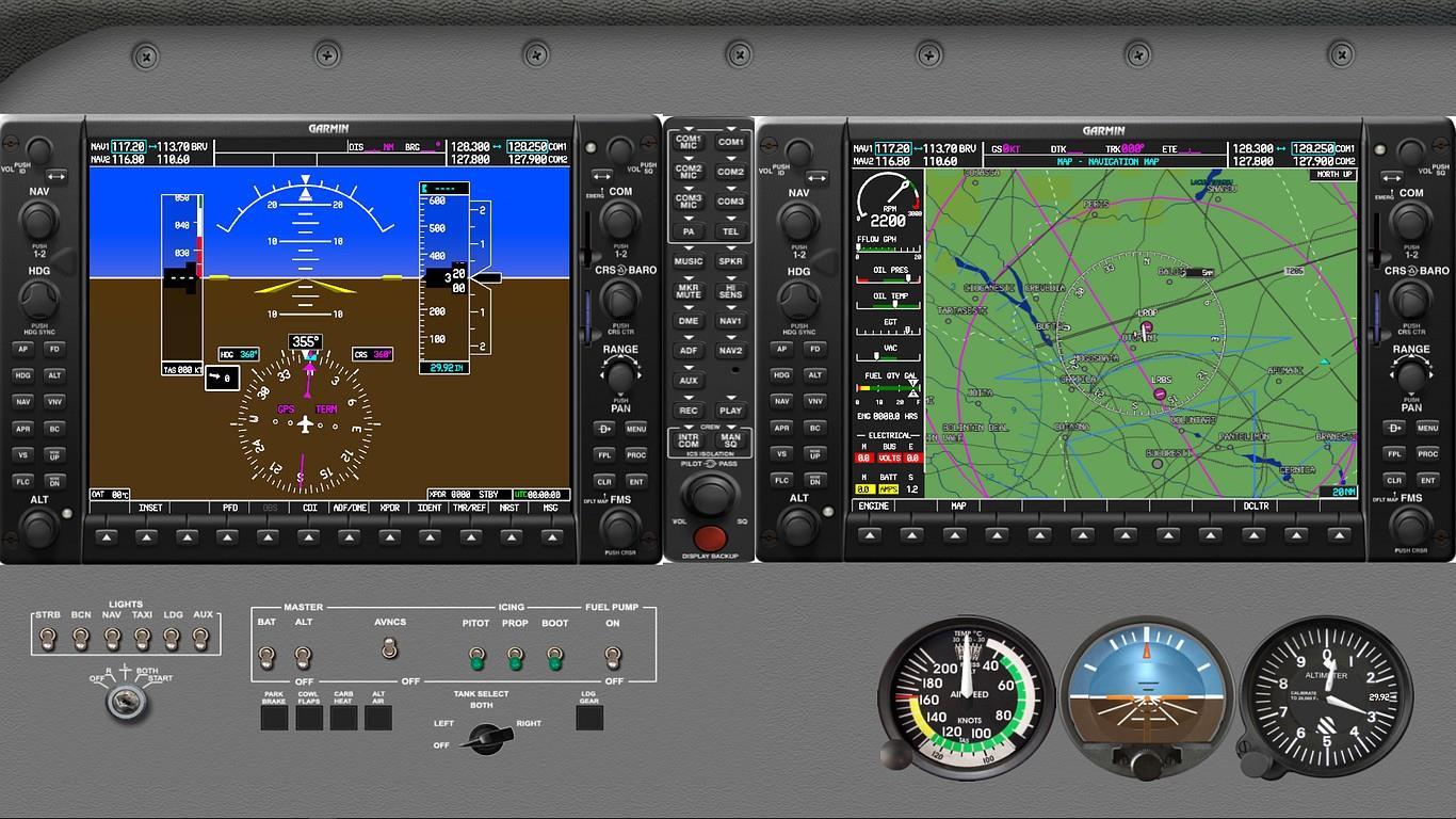 ARQUIVOS AERONÁUTICOS: Sportys Trainer Garmin G-1000