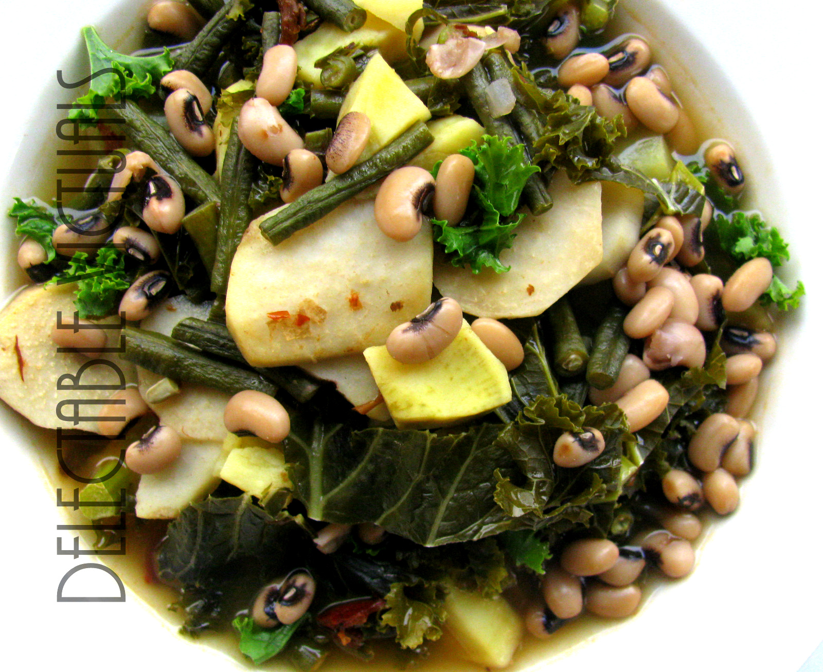 Delectable Victuals: Chipotle Sweet Potato, Taro Root, Kale, Chayote ...