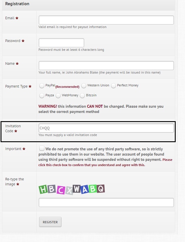 MegaTypers Invitation Code 2017