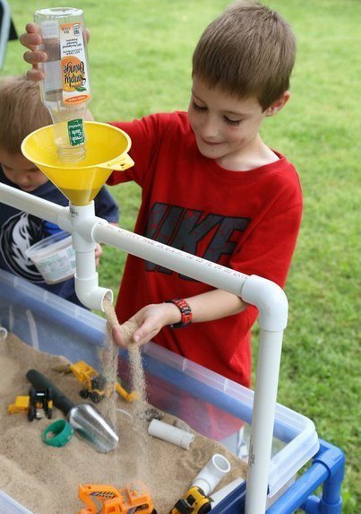 DIY PVC Sand and Water table - Creative DIY