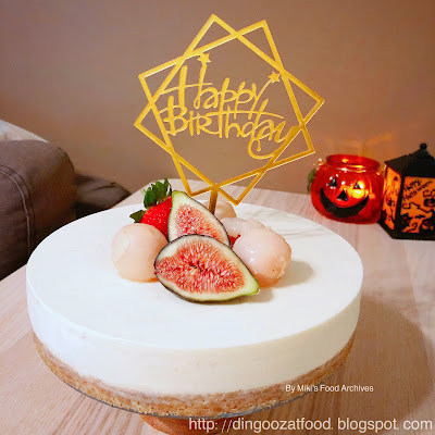 Miki's Food Archives : No-Bake Lychee Cheesecake 免烤荔枝奶酪蛋糕