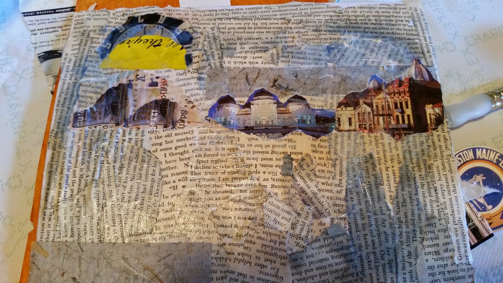 altered book studio.....: Collage Canvas Play Date