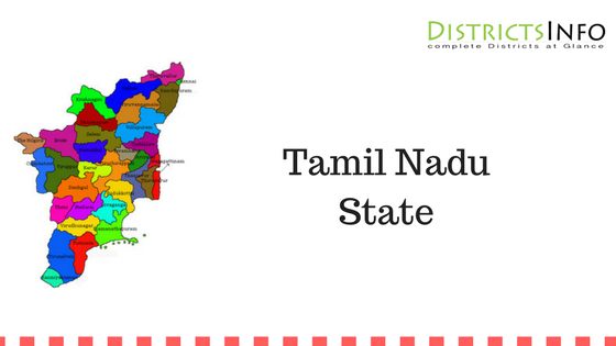 Tamil Nadu State with Districts at a Glance -TamilNadu Info