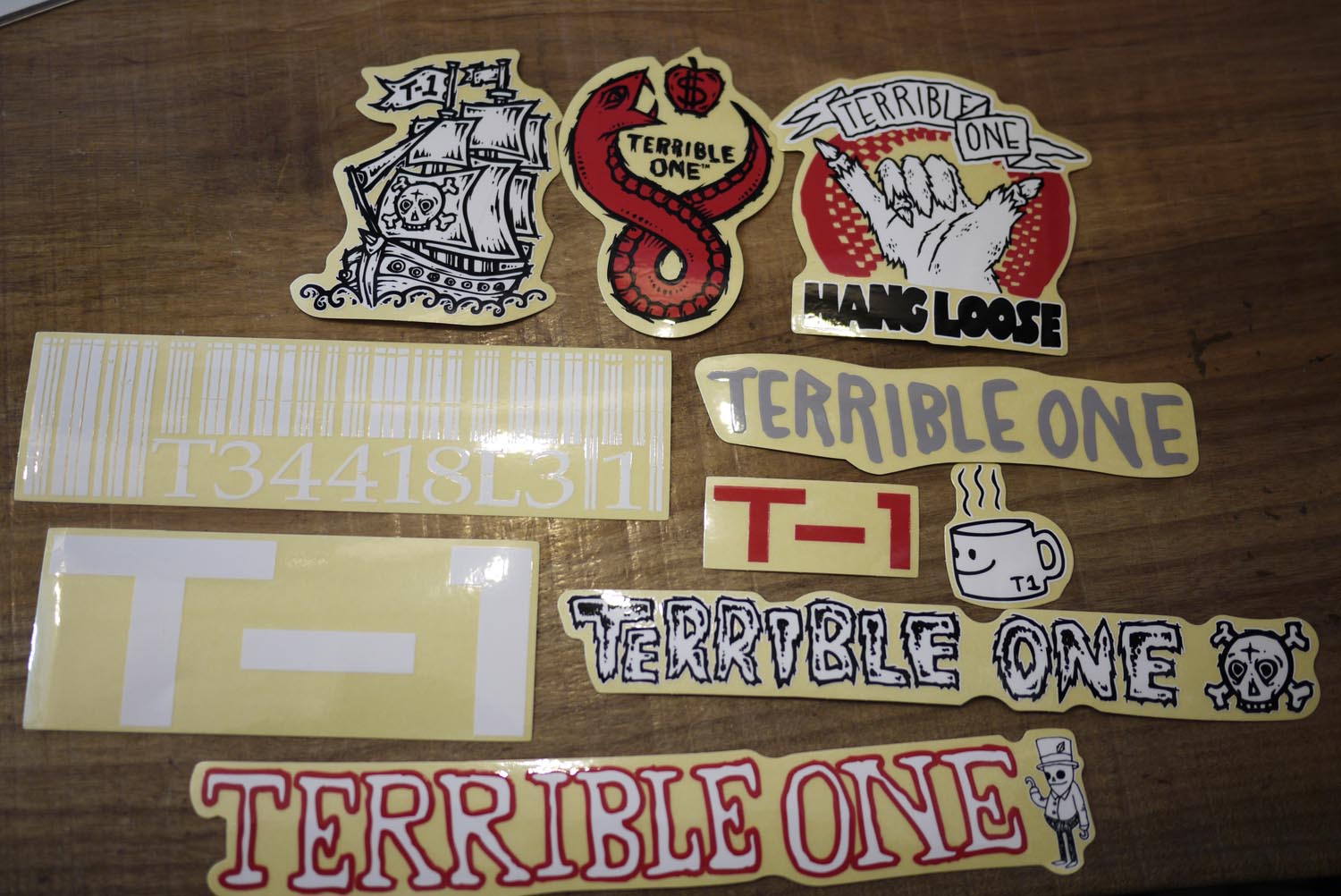 Del Mar BMX: TERRIBLE ONE STICKER PACK 2012!