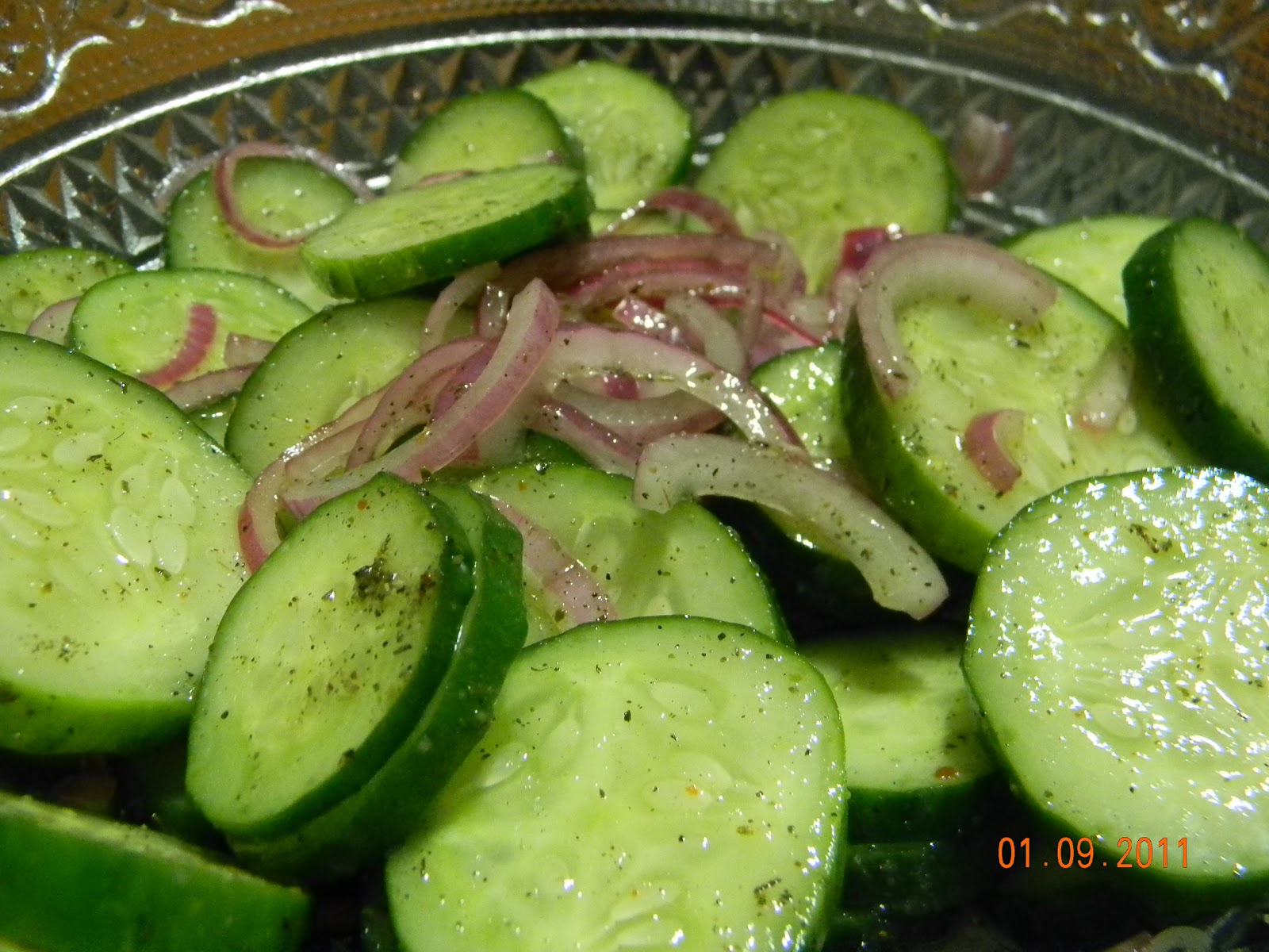Marmite de Mary: Salade de concombre épicé