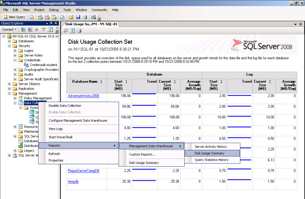 Ruggiero Lauria Microsoft Tech: SQL Server 2008 Data Collector
