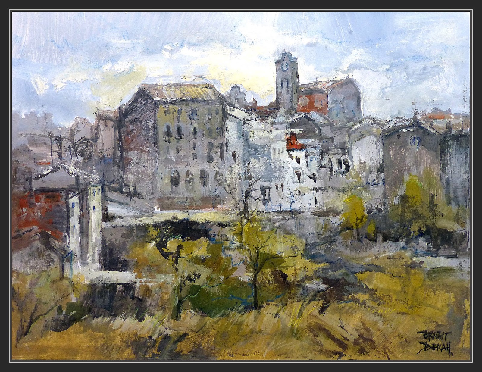 Ernest Descals.Artista Pintor: CALLÚS-PINTURA-PAISATGES-POBLES-BAGES ...