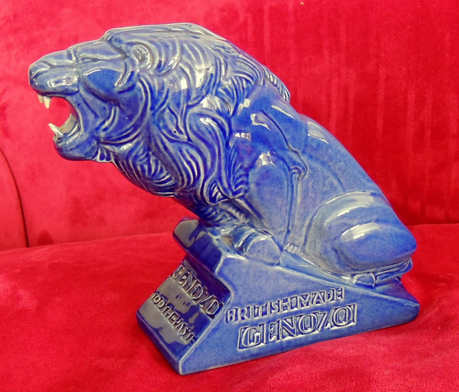 UK Pot Heads: Ashtead Pottery "Genozo Lion" Designed by Percy Metcalfe