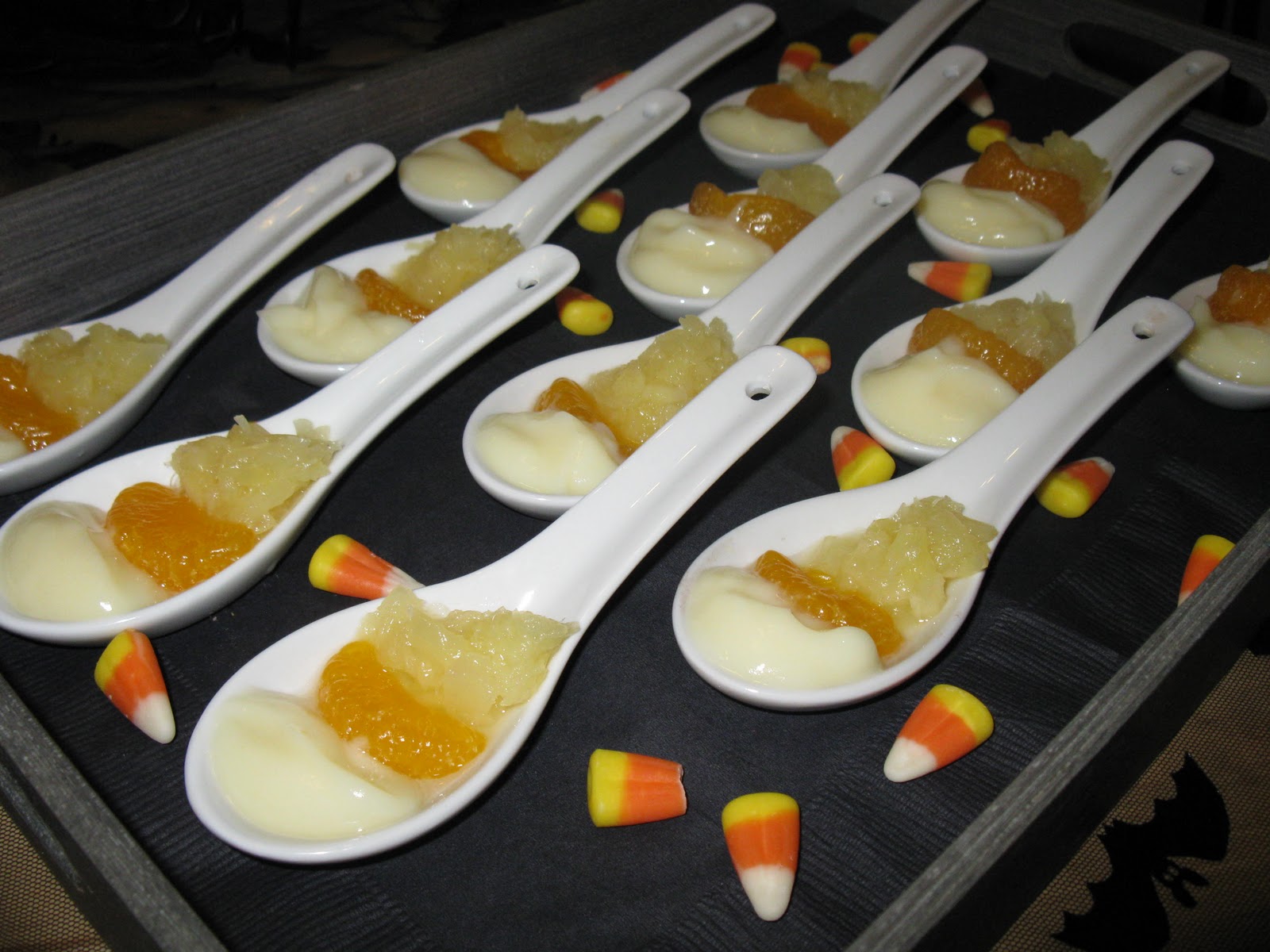 What You Make it...: Day 22 of 31 Day Spooktacular- Candy Corn Spoons