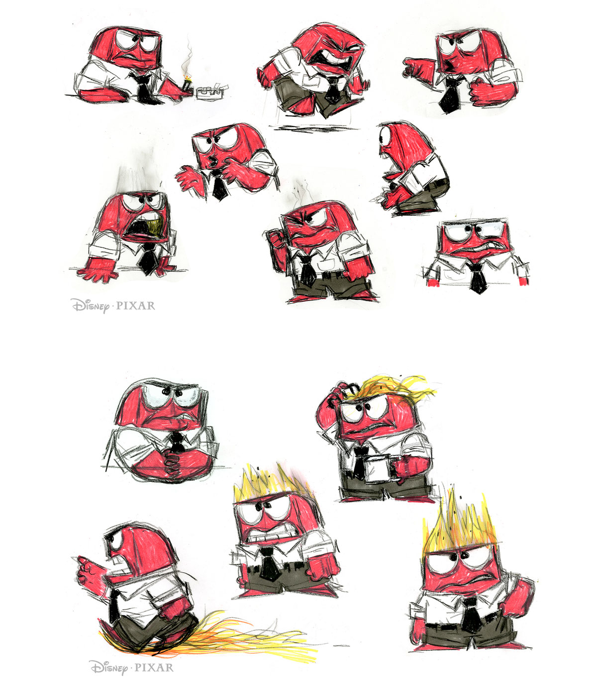 Cartoon Concept Design: Inside Out Concept Art Disney Pixar Part 1