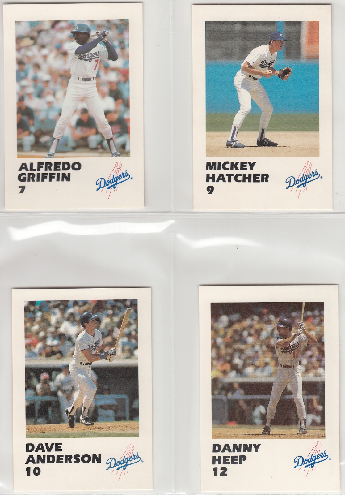 Dodgers Blue Heaven: Collection: 1988 Dodgers Police Set