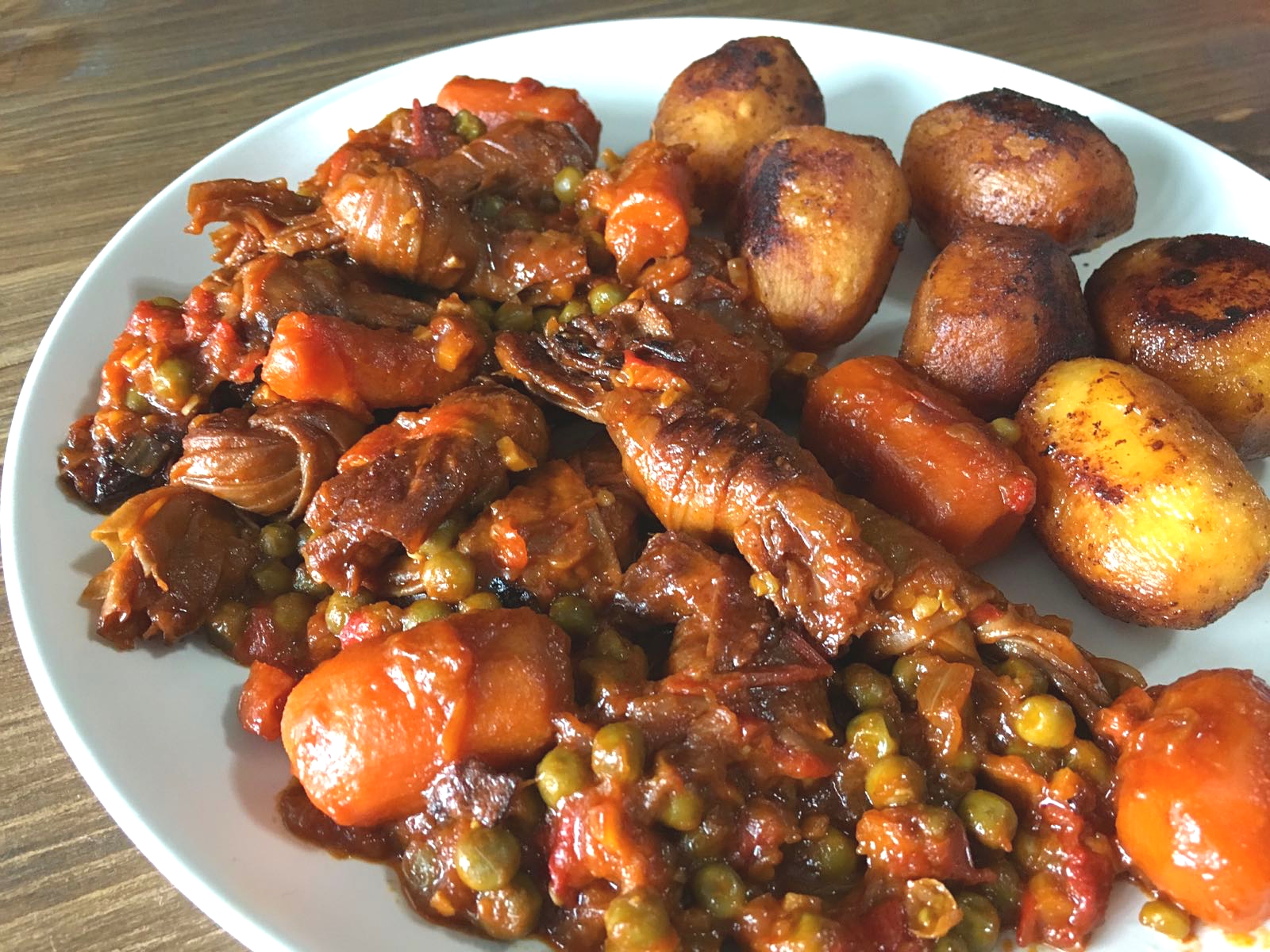 Mute Food: Guiso de lazos de yuba (preparación: 15 min/ cocción: 30 min)