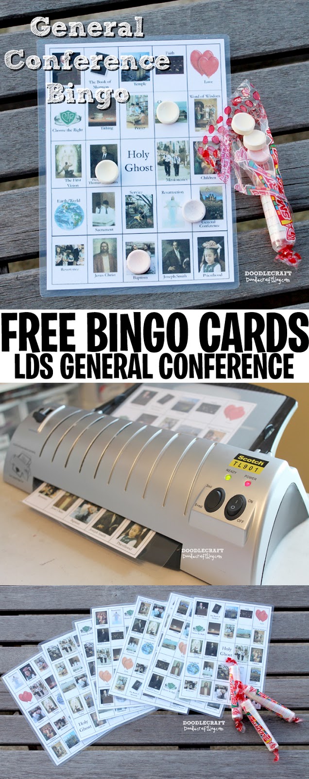 LDS General Conference FREE PRINTABLE Bingo Cards!