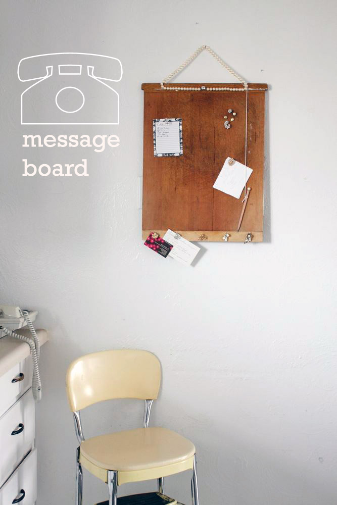 Kitchen Message Board