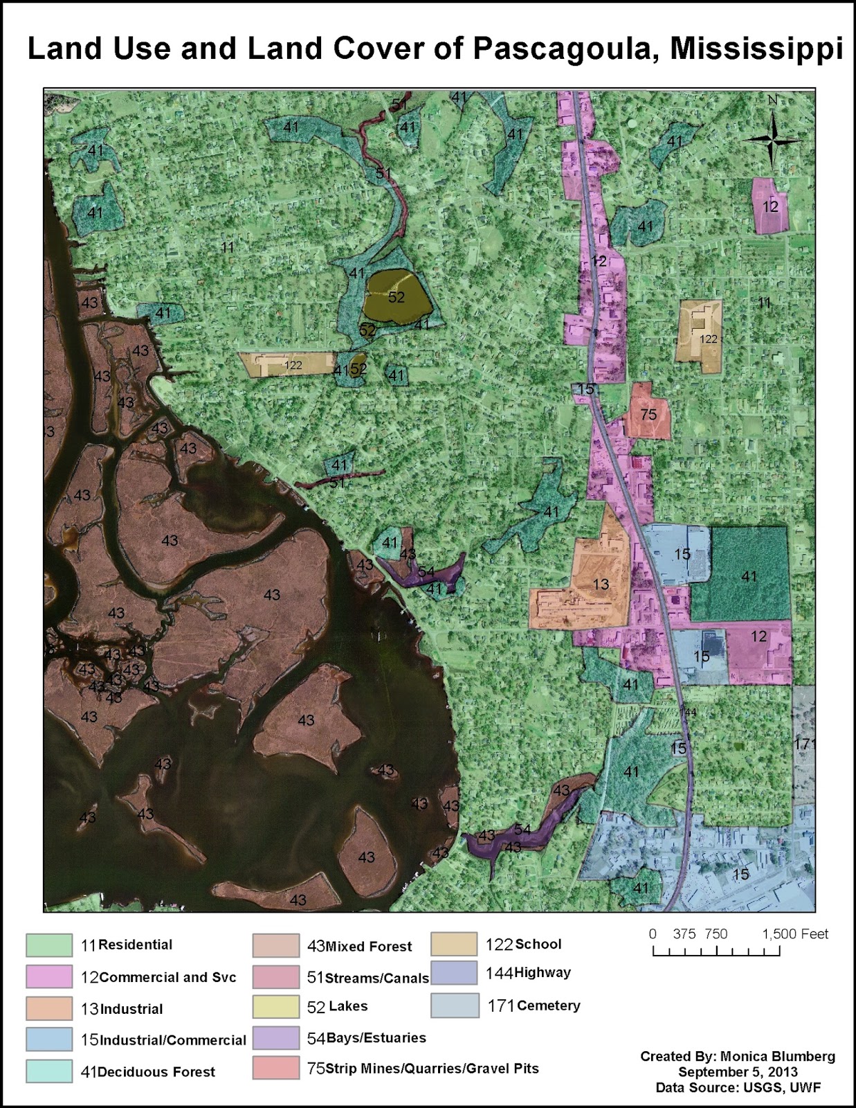 Monica Blumberg - GIS or Bust!: Lab 3: Land Use / Land Cover ...