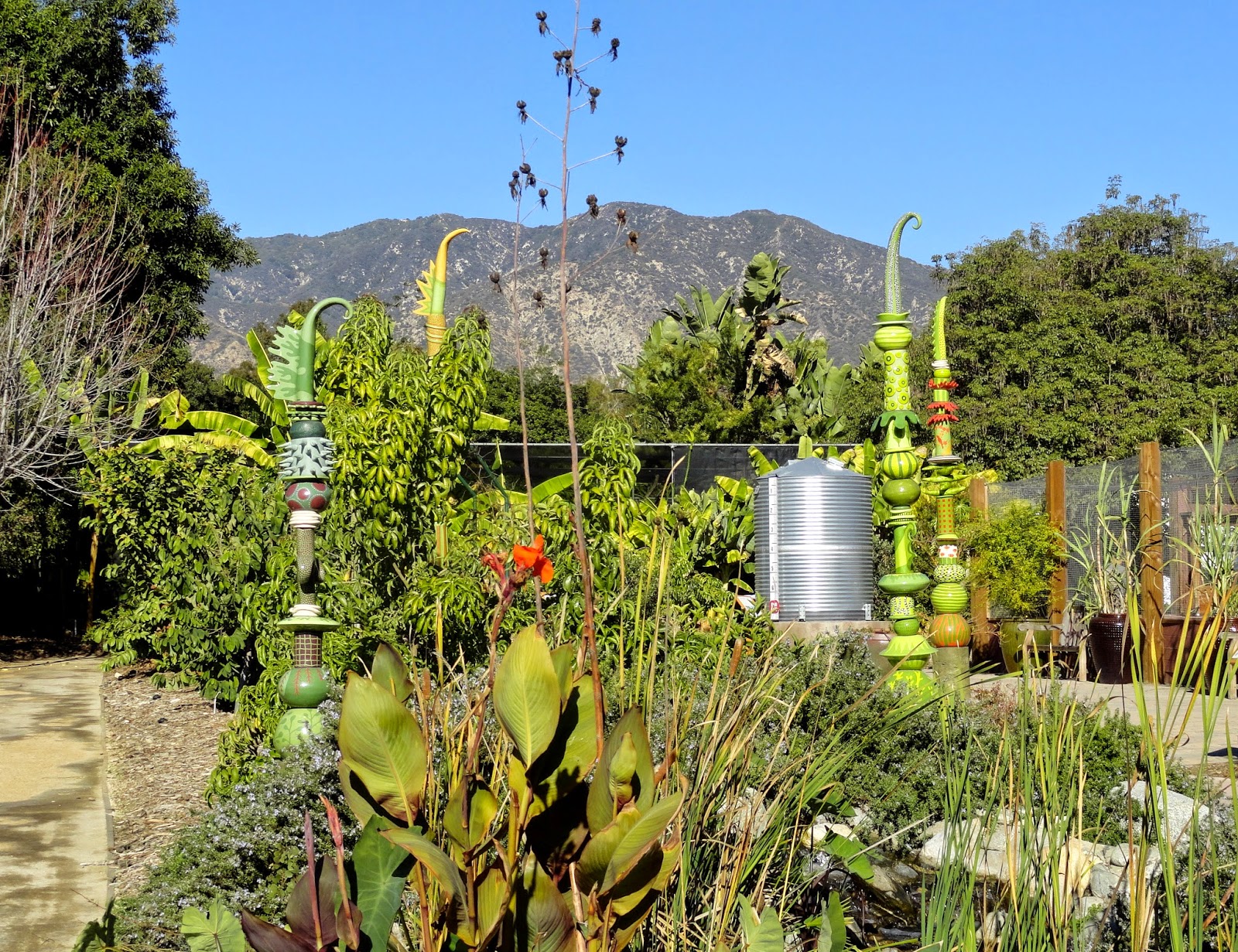 danger garden: A visit to the Los Angeles County Arboretum and Botanic ...
