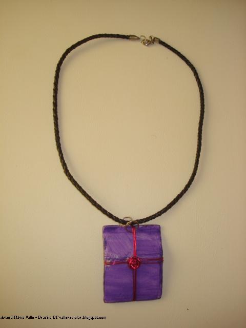 Valle Reciclar : Colar feito com isopor!!!!!!!