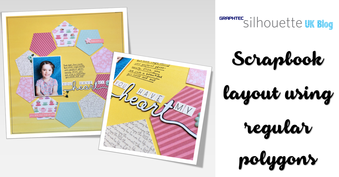 Silhouette UK: Scrapbooking layout with regular polygons