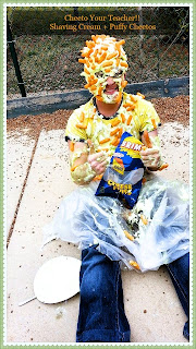 Crafts for Kiddos: Cheeto Your Teacher! (Shaving Cream+Cheetos)