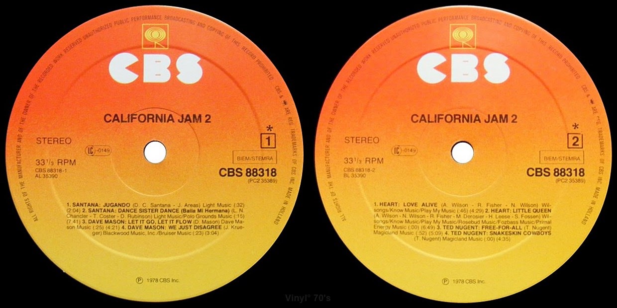 1978 California Jam 2 - Varios Artistas - Rockronología