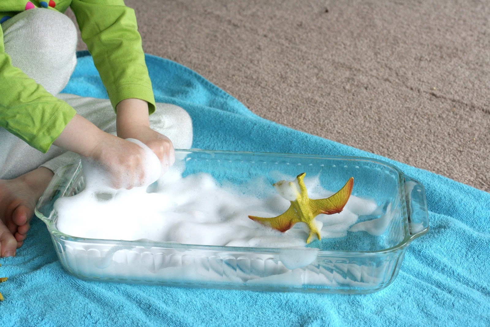 Super Easy Sensory Play: Soap Foam