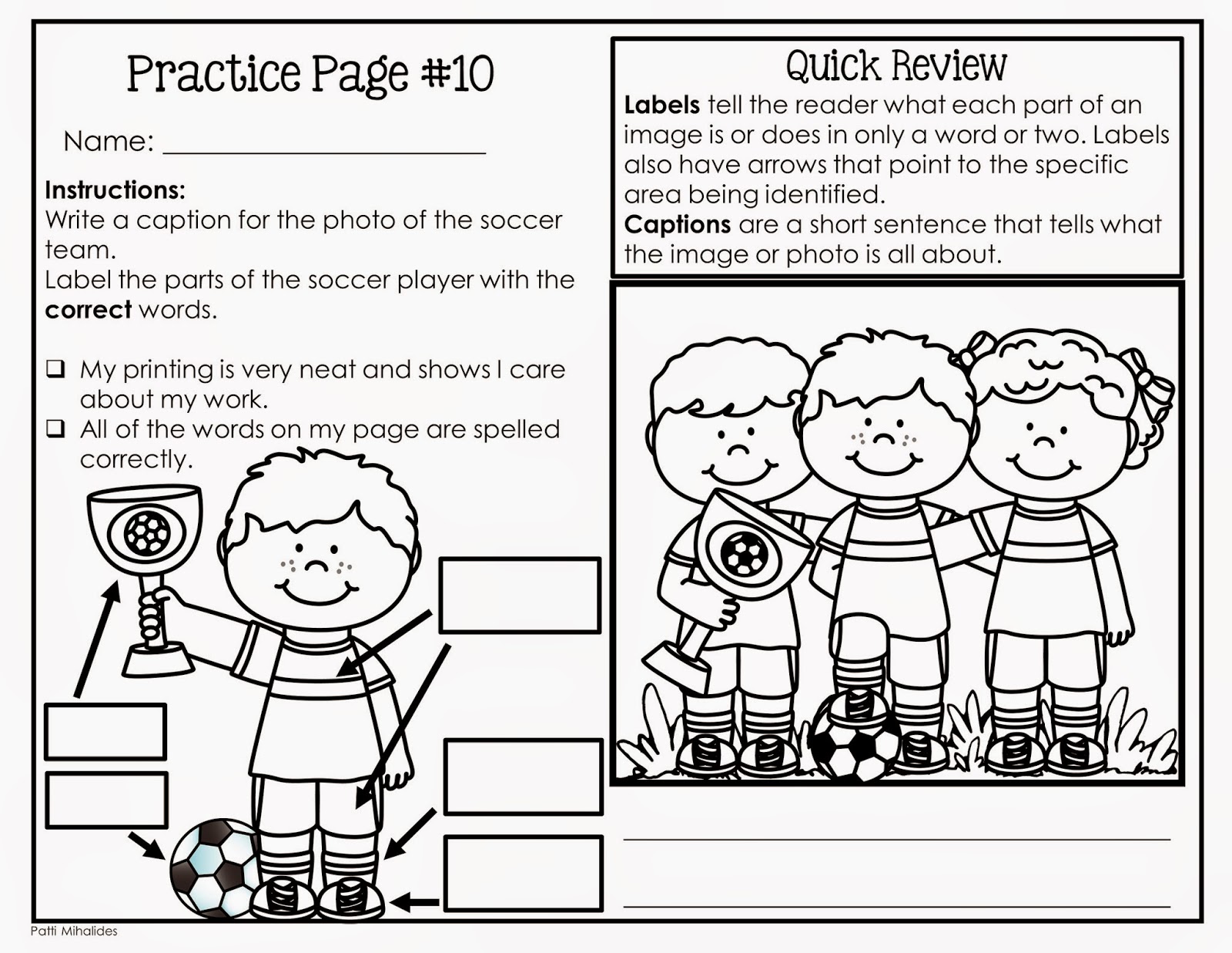 Me And My Threes: Labels vs Captions