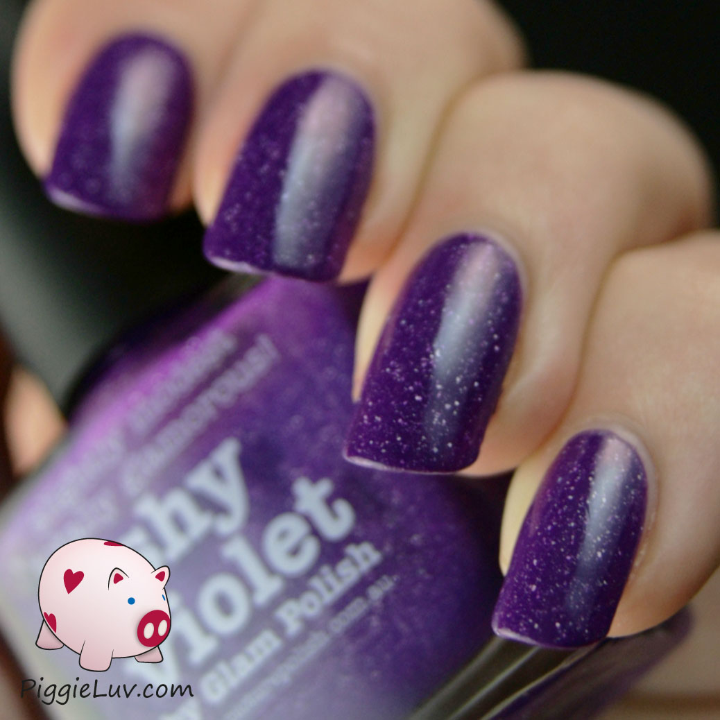 PiggieLuv: Picture Polish Shy Violet for National Epilepsy Awareness Month
