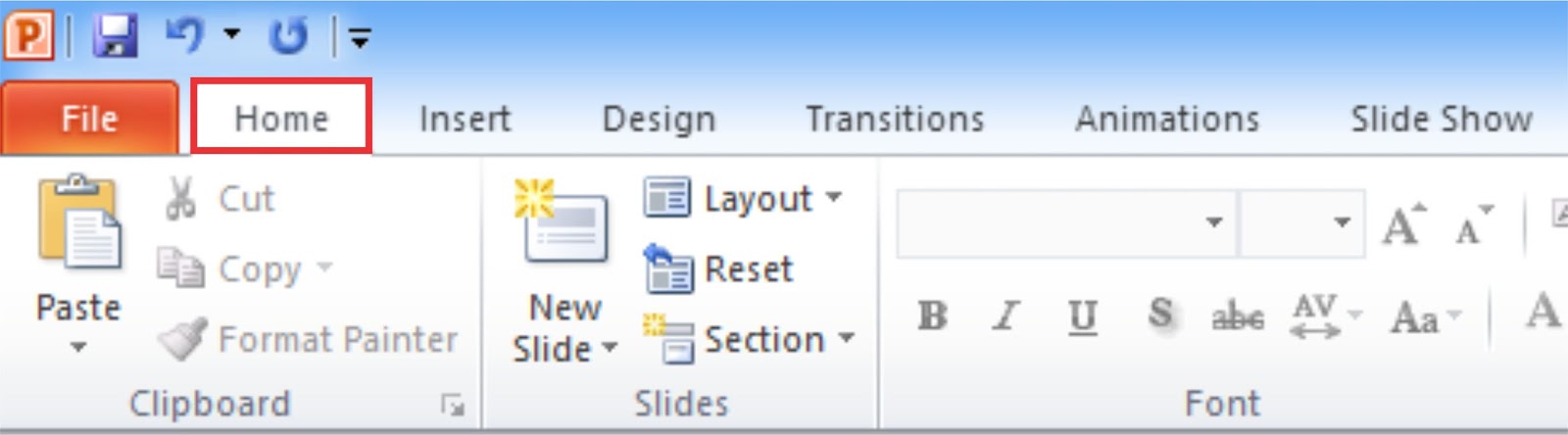 Microsoft Powerpoint : Mengaktifkan menu-menu pada Microsoft Powerpoint ...