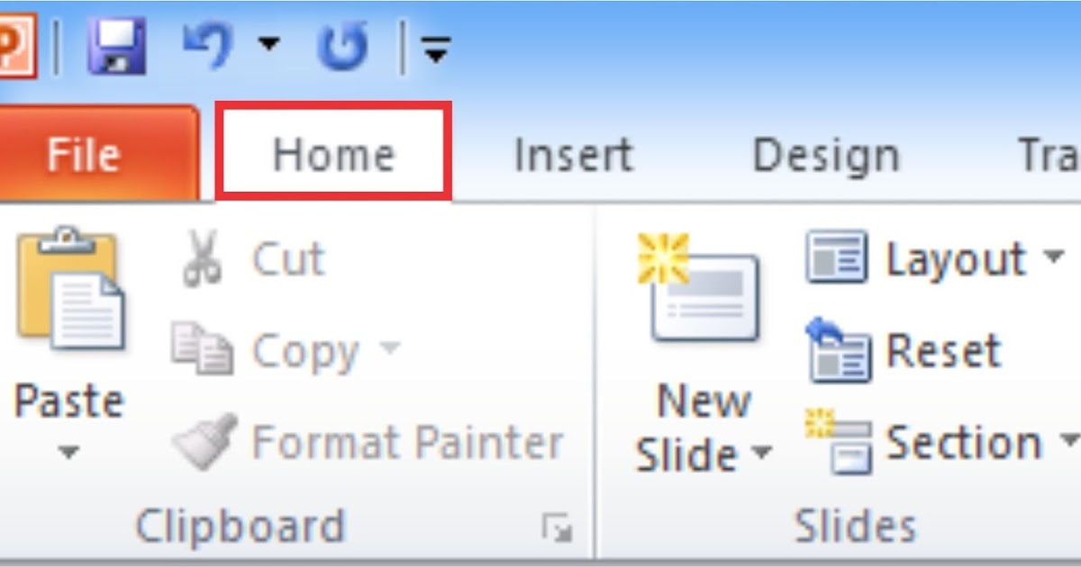 Microsoft Powerpoint : Mengaktifkan menu-menu pada Microsoft Powerpoint ...
