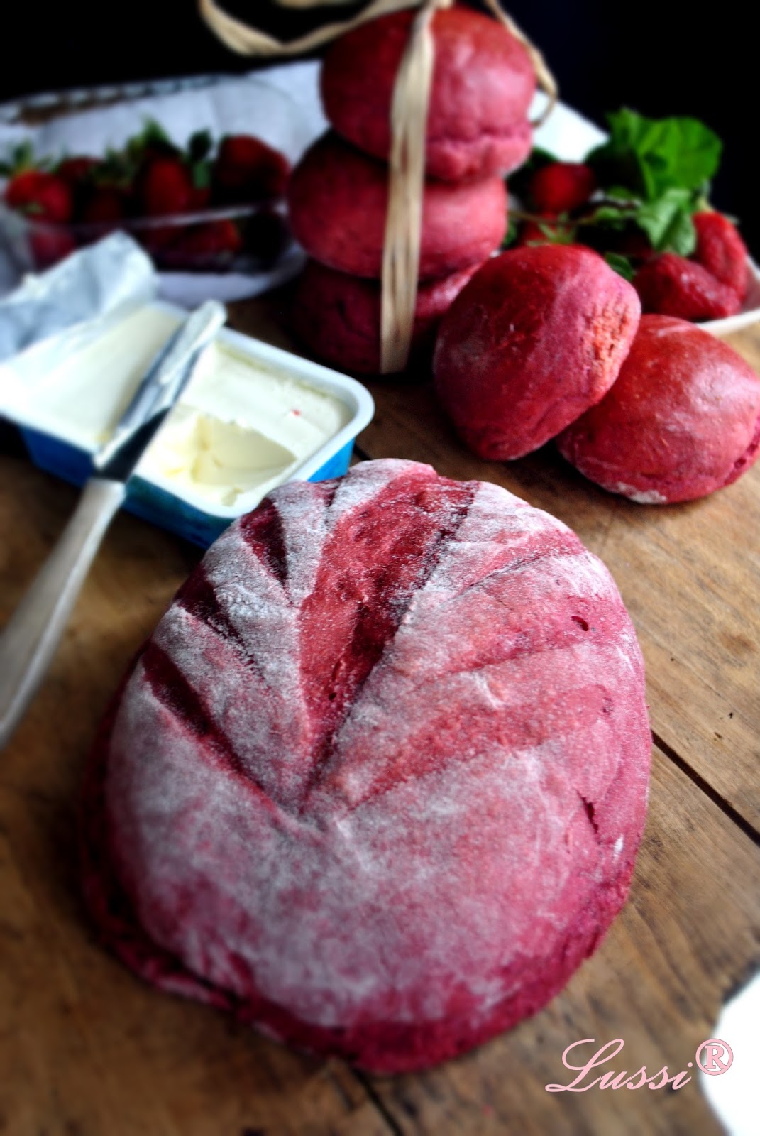 Lussi`s World of Artcraft: Здравословни розови хлебчета / Healthy pink ...