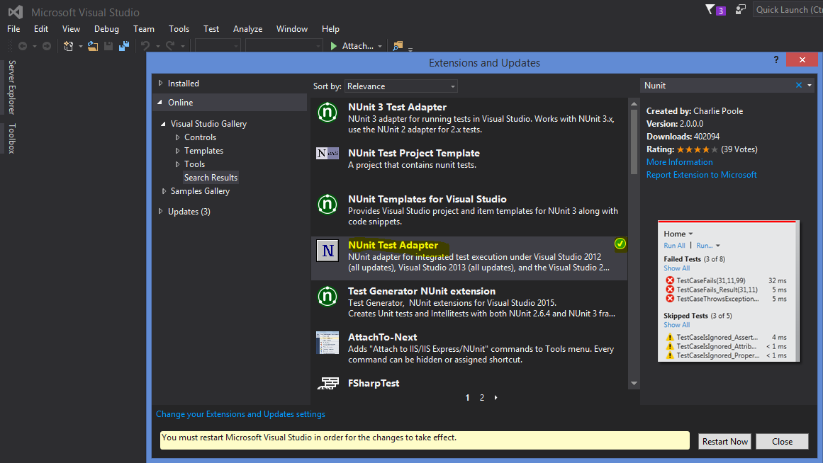 C# - Configuring SpecFlow in Visual Studio | Automation Home