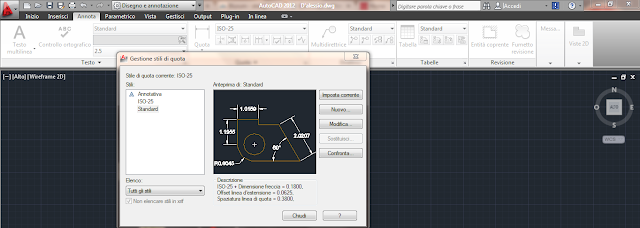 Onjob21: Autocad 2012 come modificare le proprietà delle quote