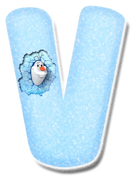 Alfabeto de Olaf para Imprimir Gratis. Frozen Olaf Letters. - Oh my ...