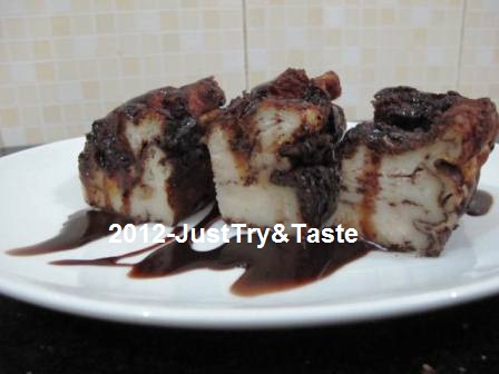 Puding Roti Coklat | Just Try & Taste
