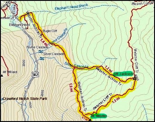 1HappyHiker: Loop Hike to Mt. Webster and Mt. Jackson