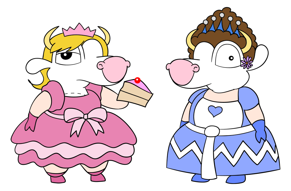 Beluga draws stuff: Cowsplay - Fat Princess Adventures