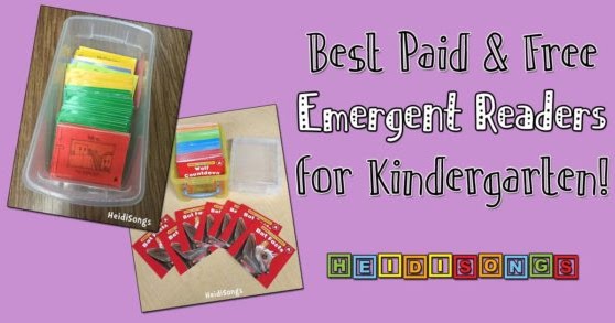 Best Paid & Free Emergent Readers for Kindergarten