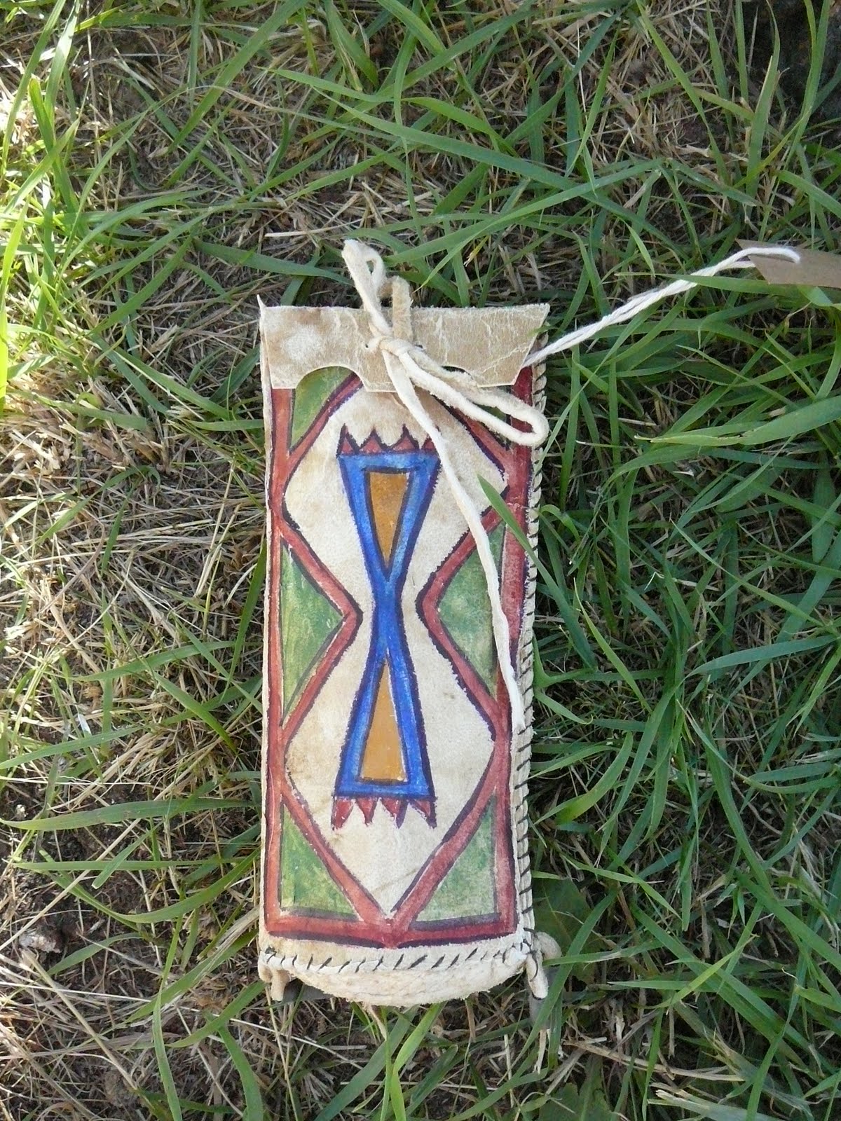 Art of Chris Bezold-Plains Indian Reproductions: Parfleche Sewing Bag