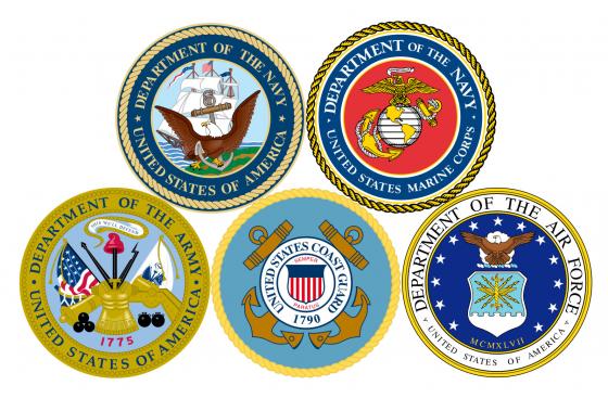 What are the 5 branches of military?