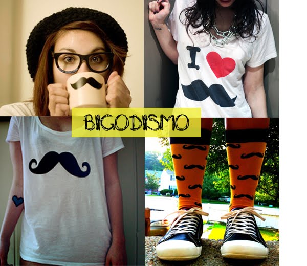 Patrícia Glenda: Os bigodes é a moda