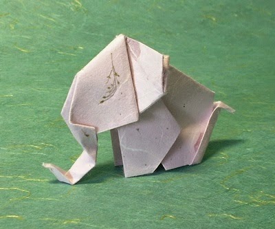 origami baby elephant ~ easy origami instructions for kids crafts