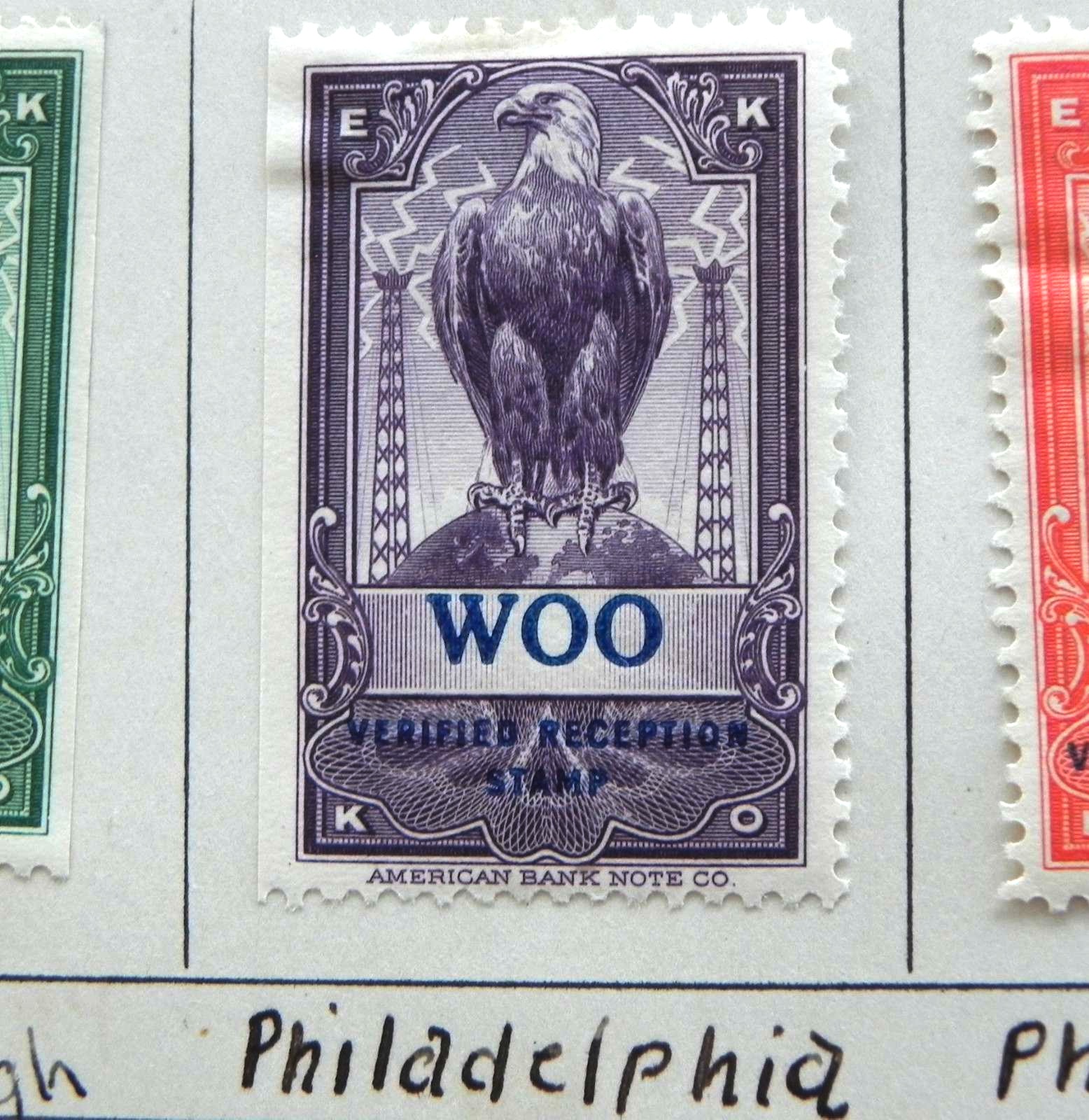 TYWKIWDBI ("Tai-Wiki-Widbee"): Radio reception stamps