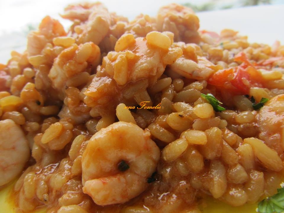 Rižot od kozica / Risotto with shrimp