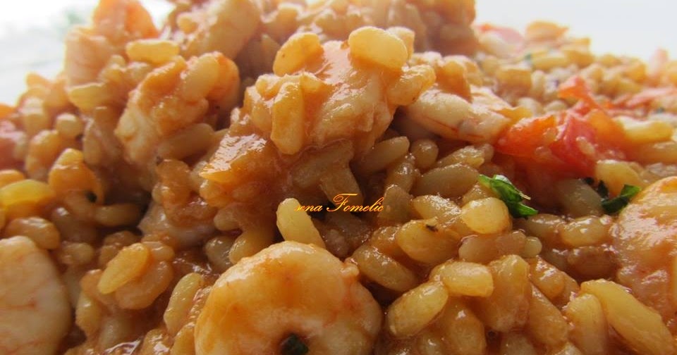 Rižot od kozica / Risotto with shrimp