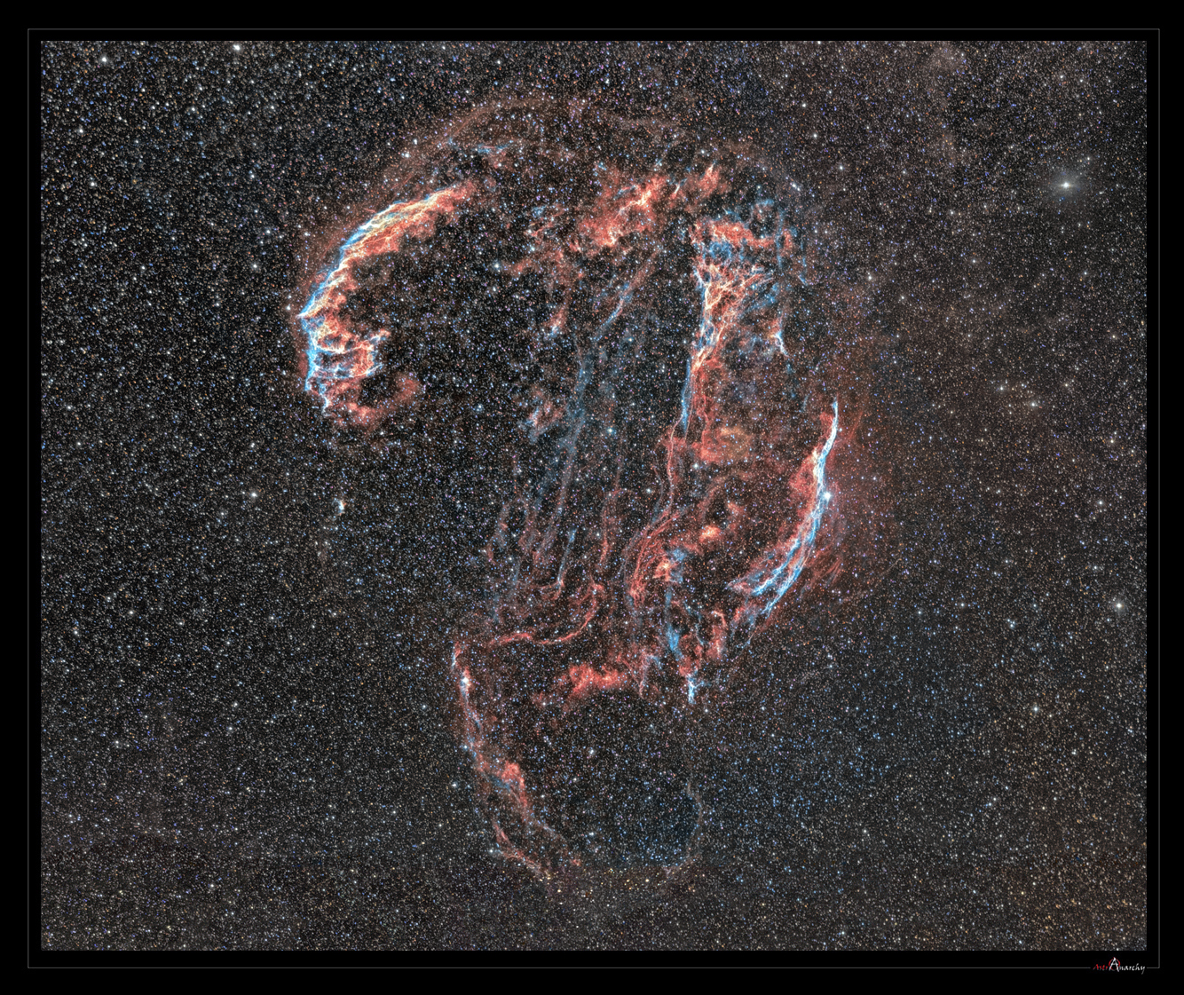 Astro Anarchy: Veil Nebula, a supernova remnant